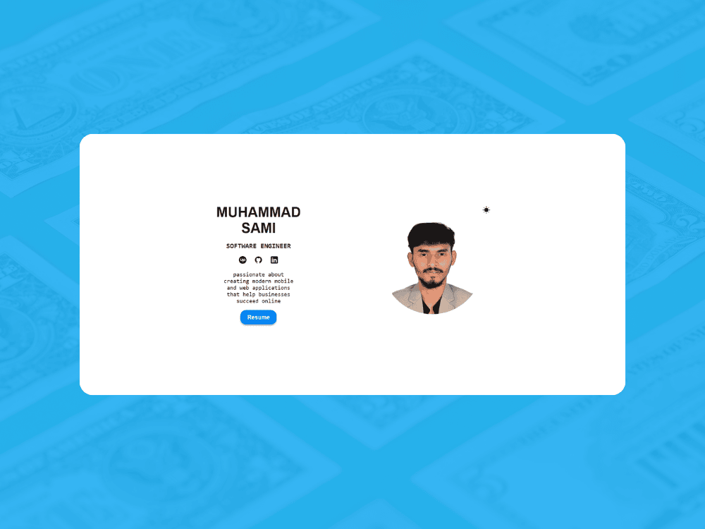 Software Engineer - Muhammad Sami
